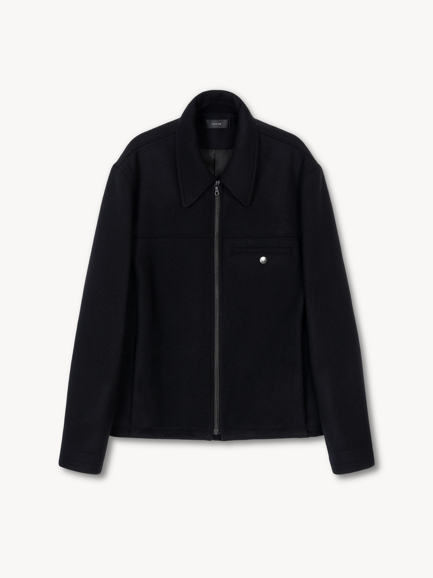 Minimal Jacket in Wool/Nylon – VUJA DÉ